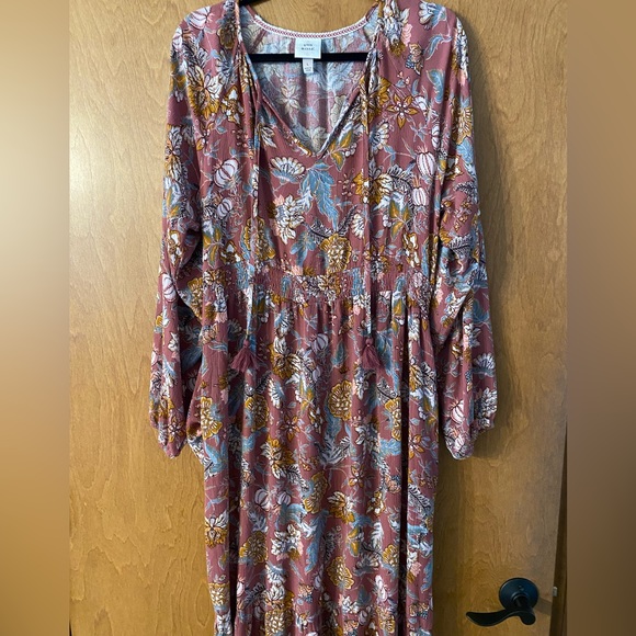 Knox Rose | Dresses | Knox Rose Womans Large Floral Dress | Poshmark